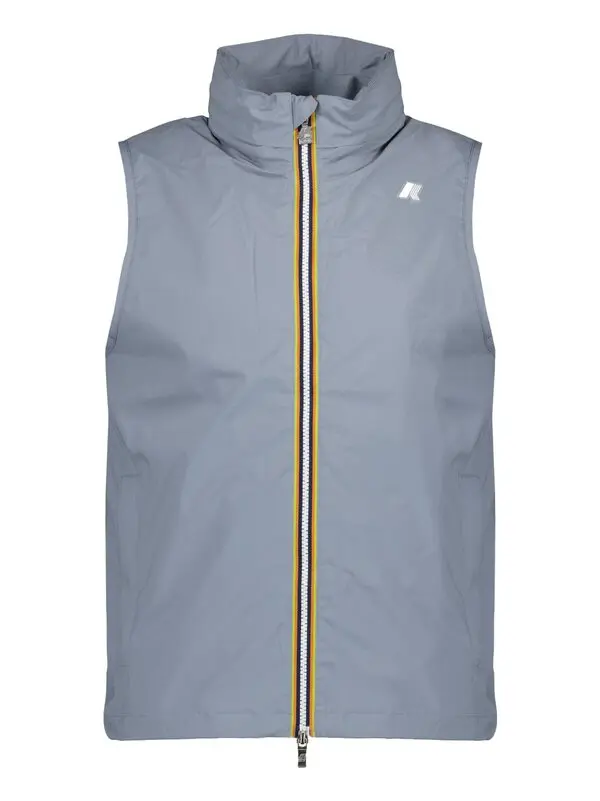K-WAY Valen Sleeveless Jacket With Zip-up Closure - Gray