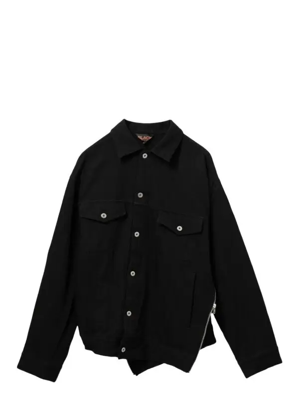 Comme Des Garçons Asymmetrical Hem Jacket - Black
