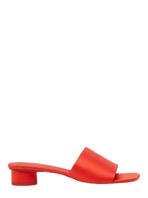 MAISON MARGIELA Embossed Block-heel Sandals - Red