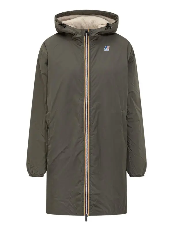 K-WAY Le Vrai 4.0 Eiffel East Orsetto Waterproof Jacket - Black