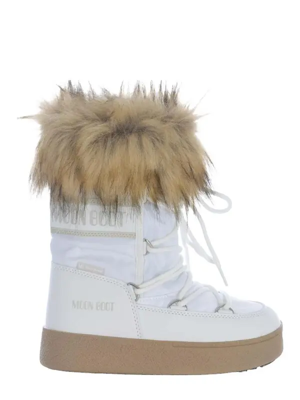 Moon Boot Ltrack Low Monaco Lace-up Boots - White