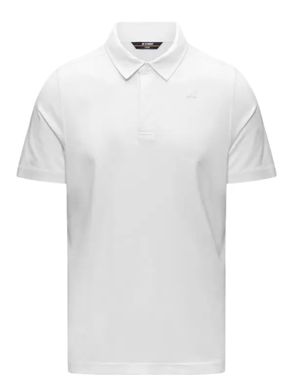 K-WAY Viggo Lt Stretch Jersey Slim Polo Shirt - White