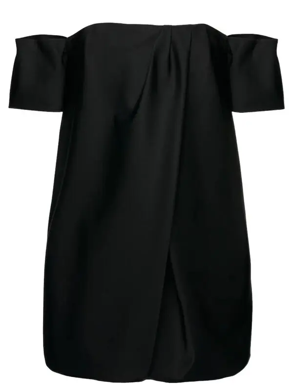 Magda Butrym Strapless Gathered Dress - Black