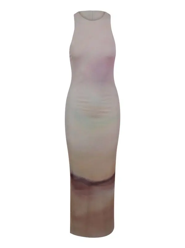 Nanushka Racerback Maxi Dress - Gray