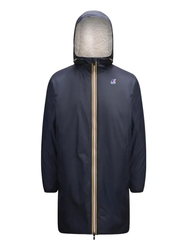 K-WAY Le Vrai 3.0 Eiffel Orsetto Hooded Raincoat - Black