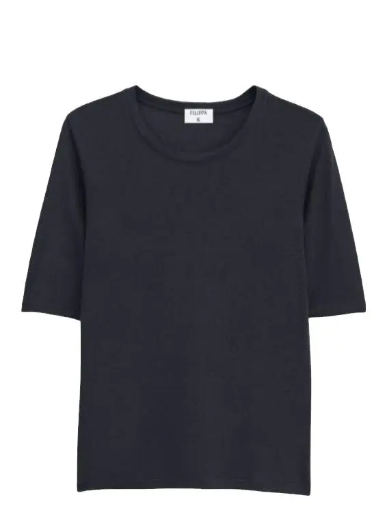 Filippa K Elena Crewneck T-shirt - Black