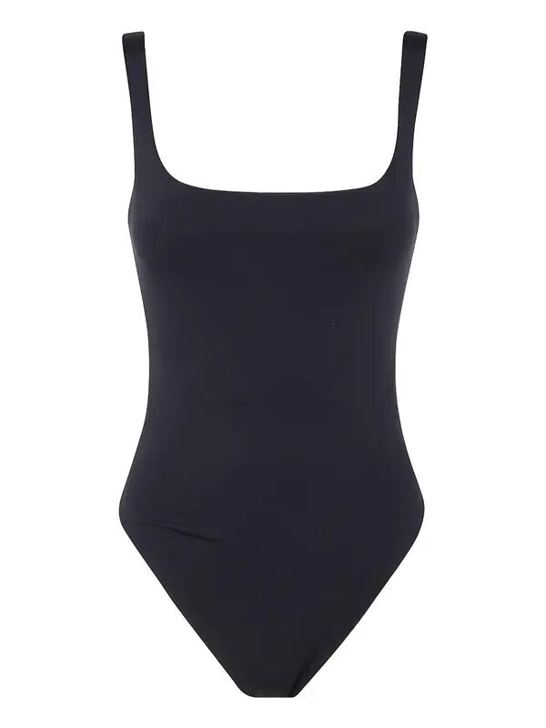 ENTIRE STUDIOS Square Neck Bodysuit - Black