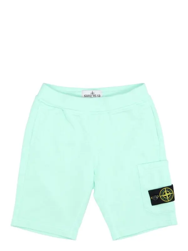 Stone Island Sports Bermuda Shorts - Aqua