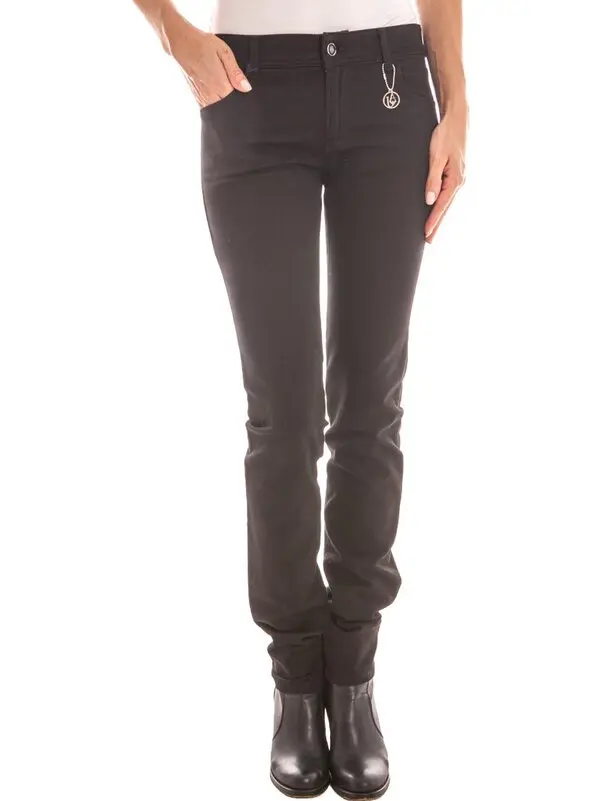 Emporio Armani Slim Fit Denim Trousers - Black