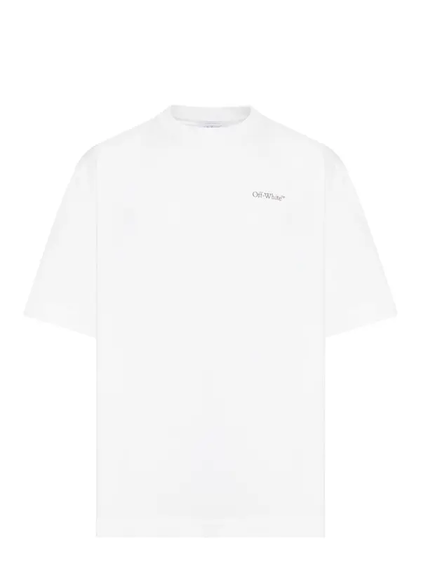 Off-White Logo Printed Crewneck T-shirt - White
