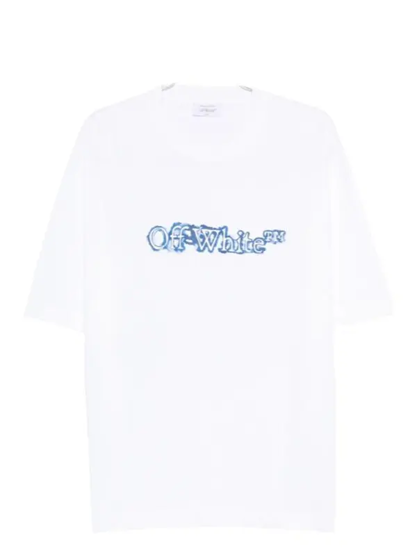 Off-White Cloudy Arrow Skate Crewneck T-shirt - White