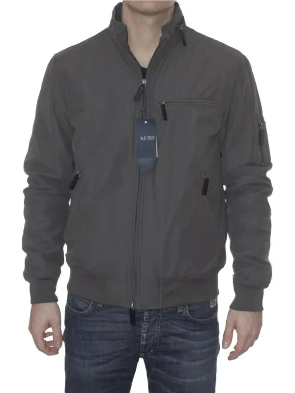 Emporio Armani Long Sleeve Zip Jacket - Grey