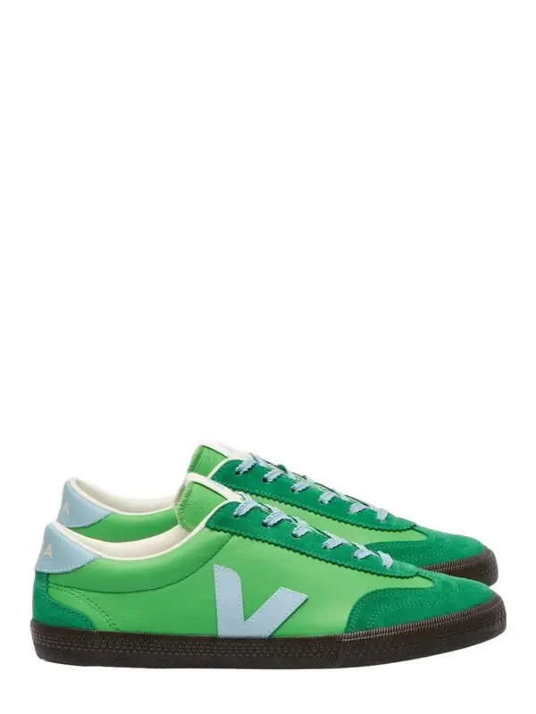 VEJA Volley Low-top Sneakers With Suede Trims - Green