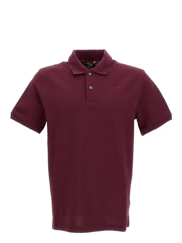K-WAY Amedee Stretch Pique Polo Shirt - Red