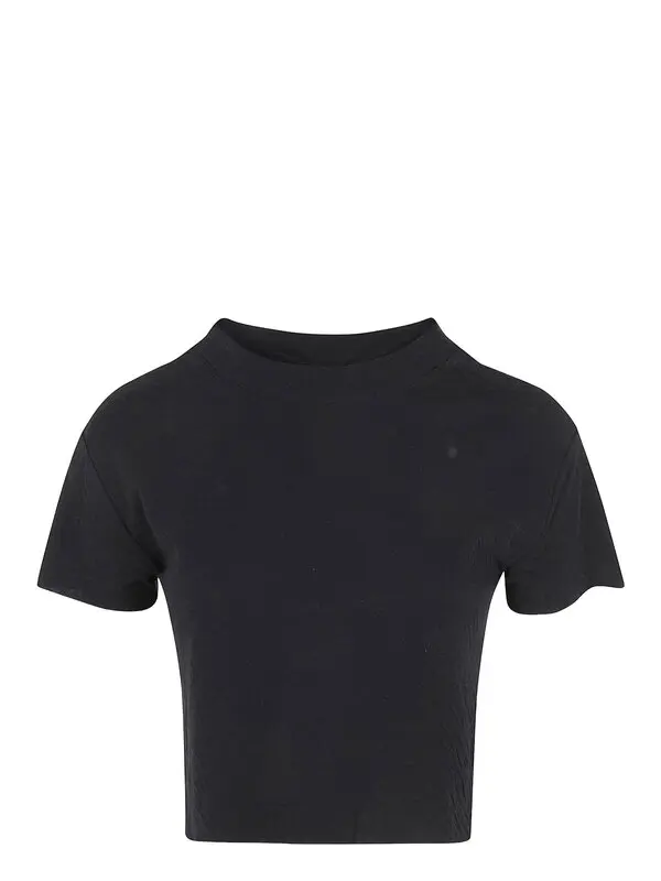 THOM KROM Crew Neck Short Sleeve T-shirt - Black