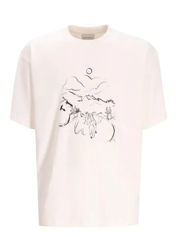 Drole De Monsieur Short-sleeved T-shirt - White