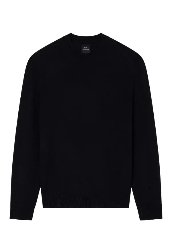 Armani Exchange Crewneck Jumper - Black