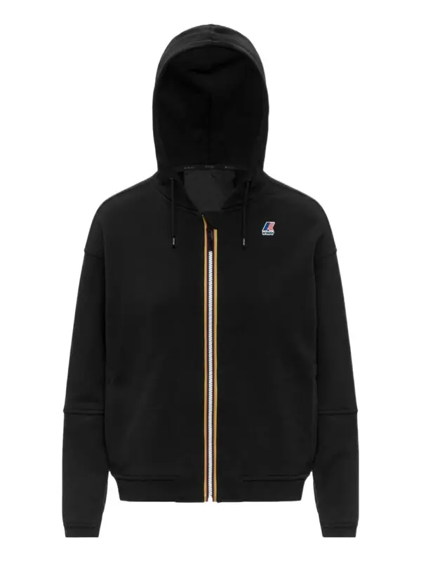 K-WAY Lara Full Zip Hoodie - Black