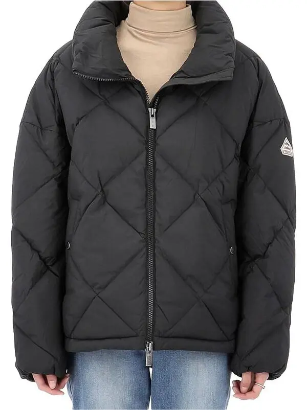 Pyrenex Quilted Down Jacket With Zip Closure - Black