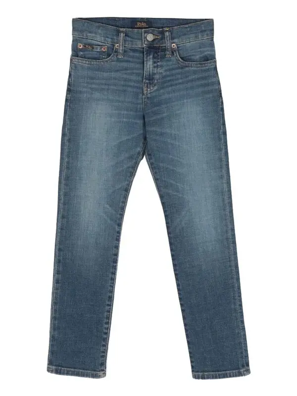 Polo Ralph Lauren Faded Mid-rise Jeans - Blue