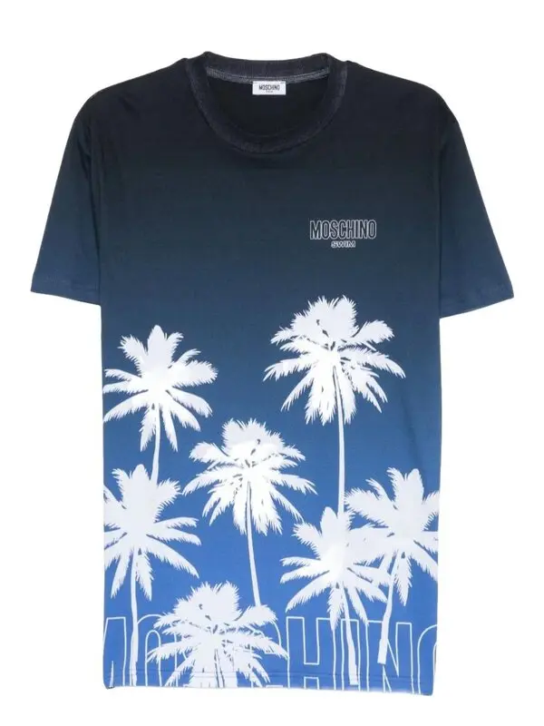 Moschino Palm-print Ombré T-shirt - Not