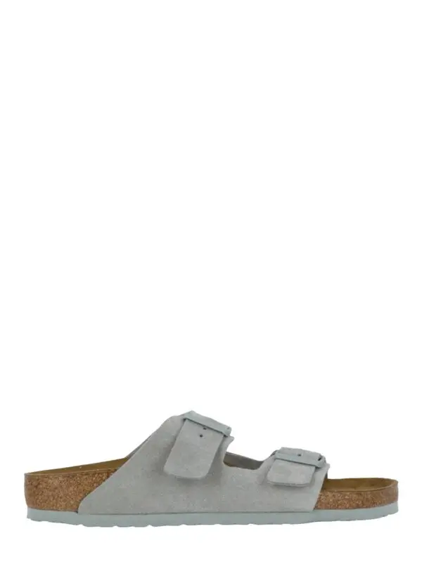 BIRKENSTOCK Arizona Double Strap Slip-on Sandals - Gray