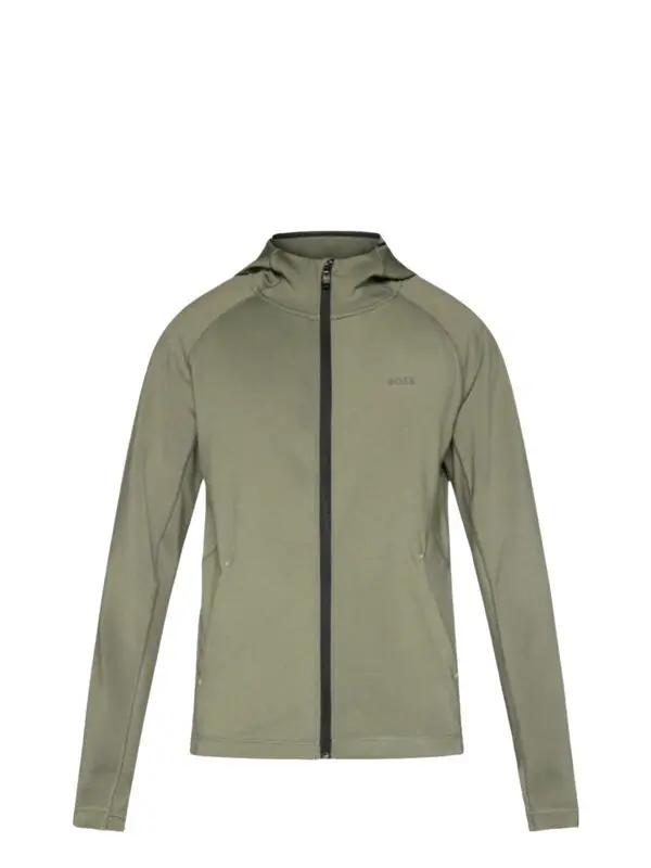 Hugo Boss Zip-up Hoodie - Gray