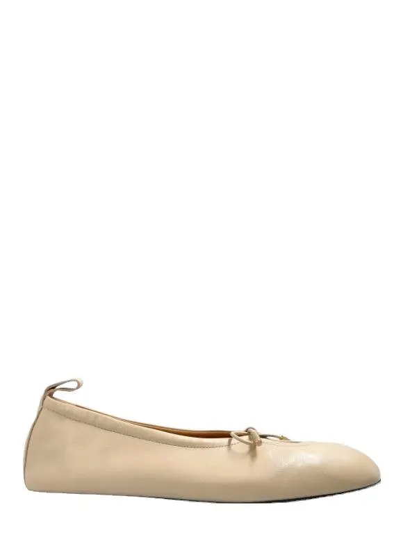 ALOHAS Drawstring Ballet Flats - Nude