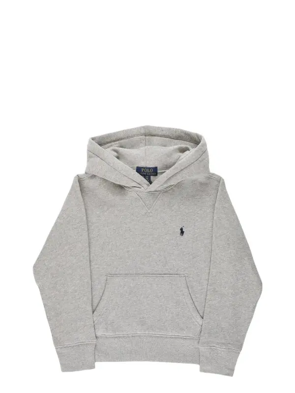 Ralph Lauren Logo Hooded Sweatshirt - Gray