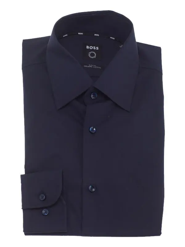 Hugo Boss Long-sleeved Buttoned Shirt - Black
