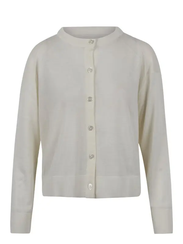 LOULOU STUDIO Knitted Cashmere Cardigan - Gray