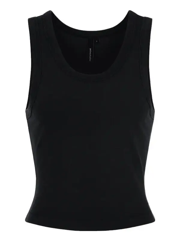 ENTIRE STUDIOS Round-neck Vest - Black