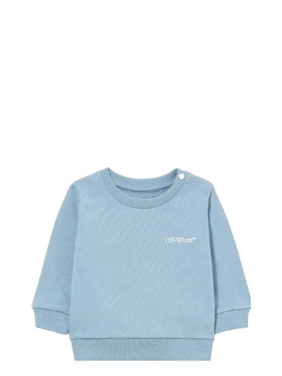 Off-White Scribble Sweatshirt - Gray-blue