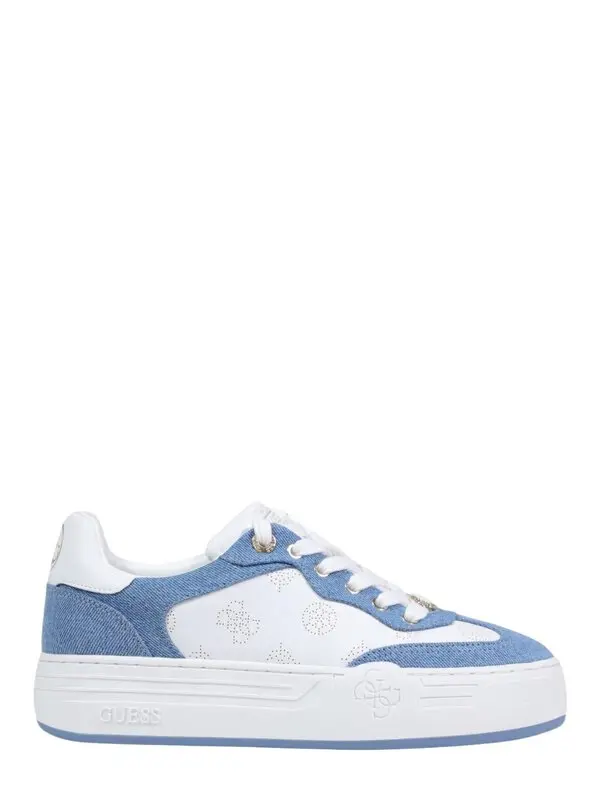 Guess Swole Perforated Sneakers - Blue