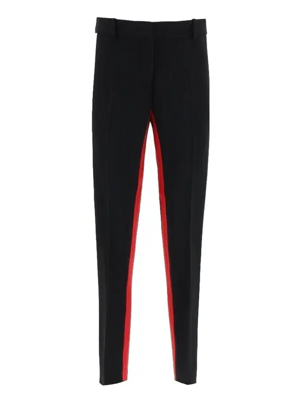 N.21 Crepe Straight-leg Trousers - Black