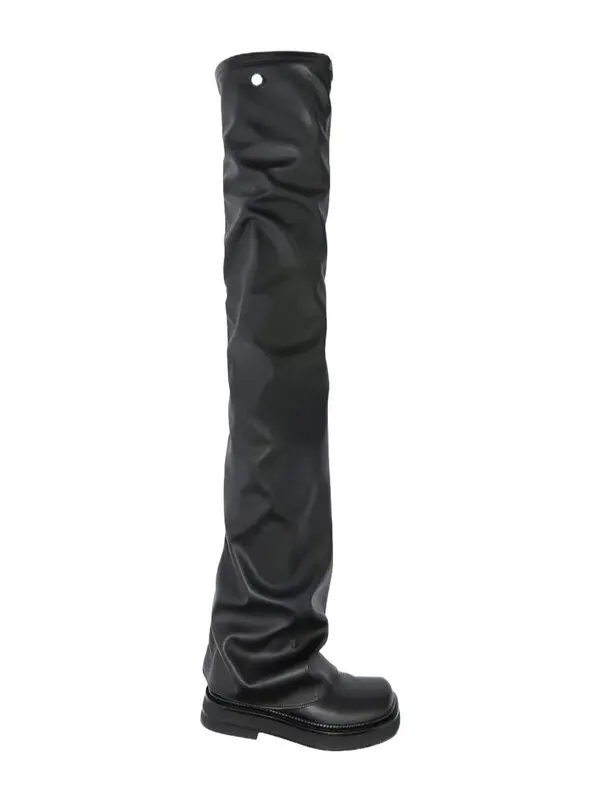 Attico Robin Thigh-high Boots - Black