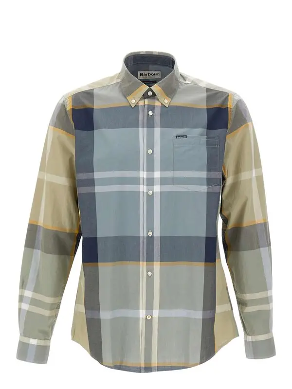 Barbour Harris Tartan Regular Fit Shirt - Gray