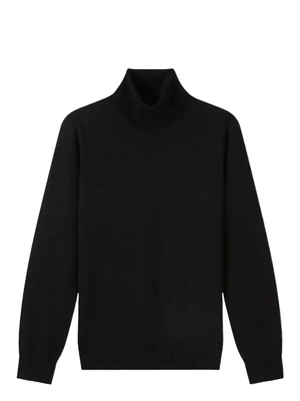 A.p.c. Sandra Roll-neck Sweatshirt - Black
