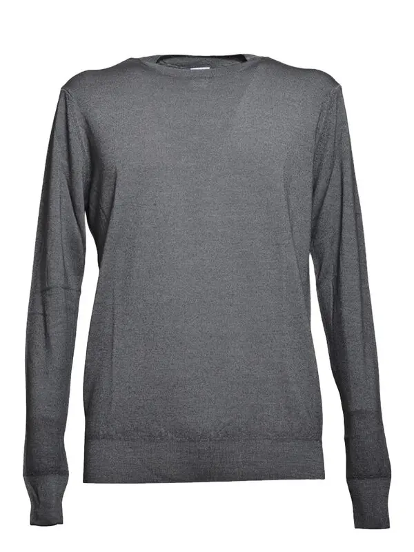 Aspesi Fine Knitted Crewneck Sweater - Black