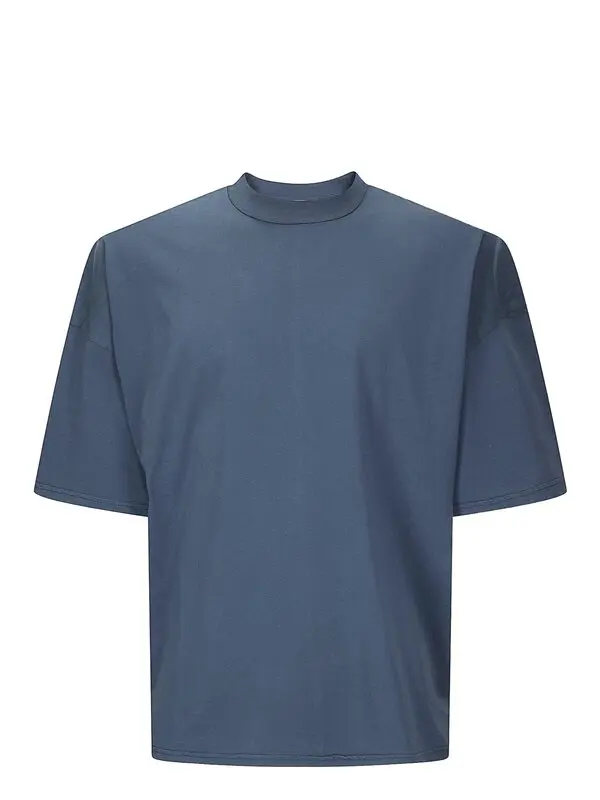 HAIKURE Virgil Oversized Mock-neck T-shirt - Blue