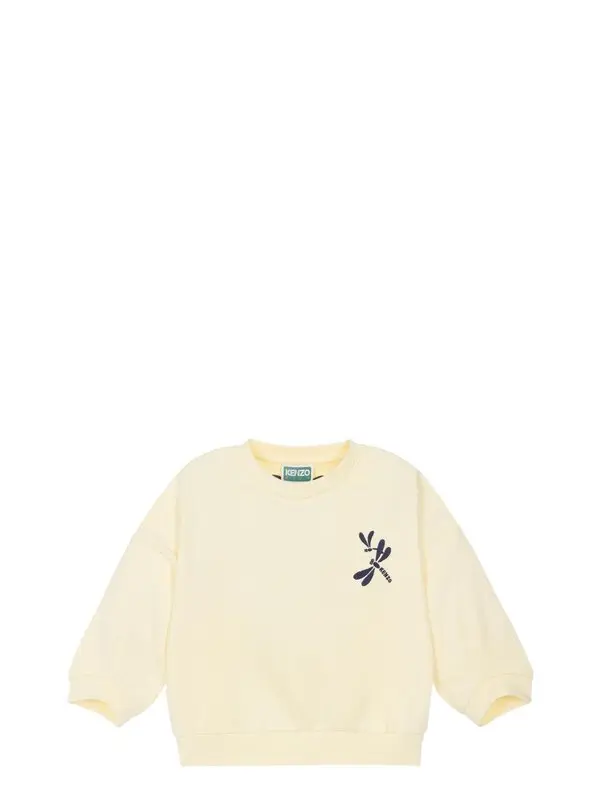 Kenzo Dragonfly Logo Sweatshirt - Nude