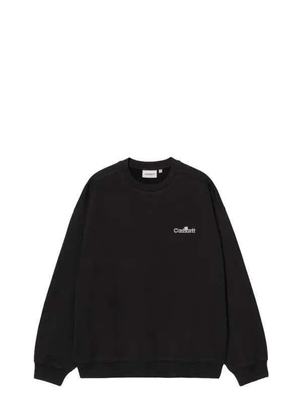 Carhartt Work In Progress Embroidered Logo Sweatshirt - Black