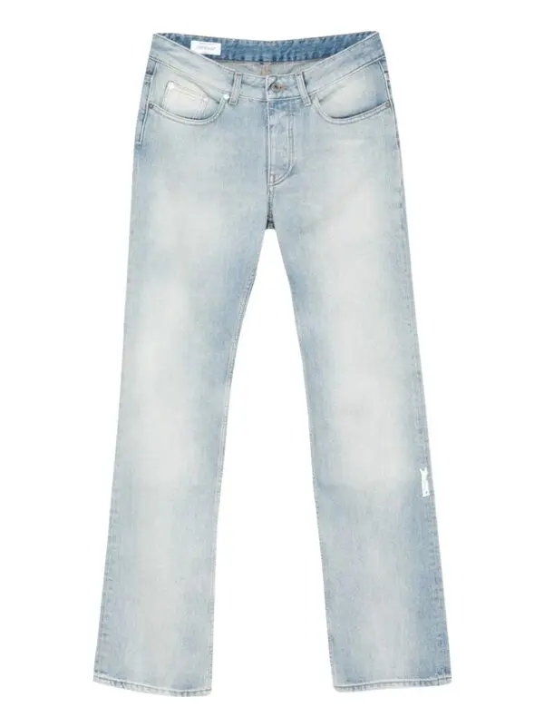 Off-White Straight Leg Jeans - White