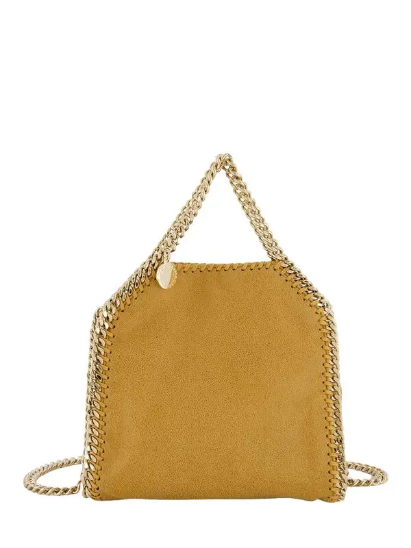 Stella McCartney Whipstitch-chain Small Top Handle Bag - Brown