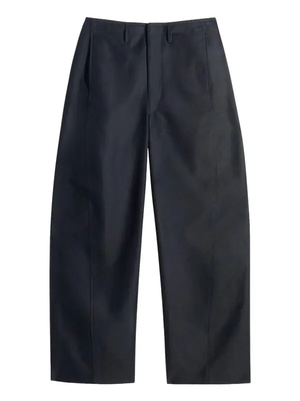 LEMAIRE Tailored Chinos With Braid Detail - Black