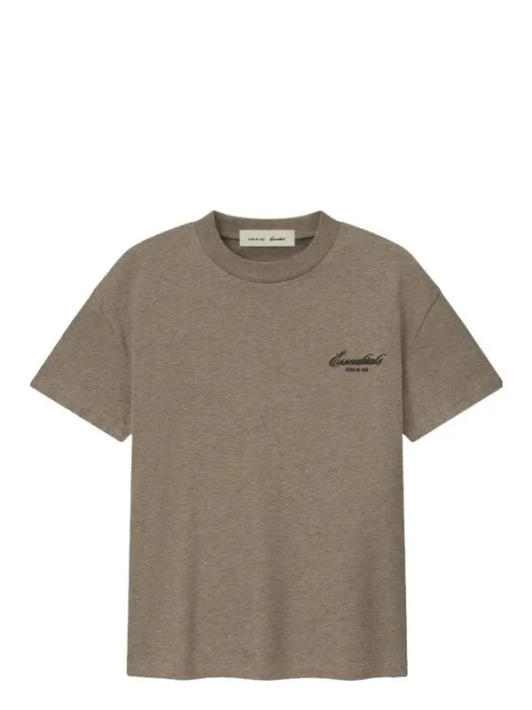 Fear Of God Logo Crewneck T-shirt - Gray