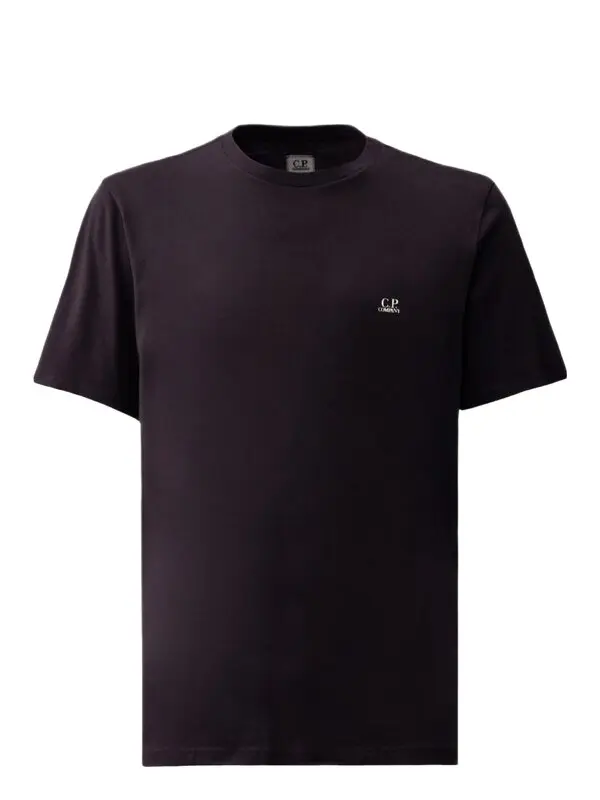 C.P. COMPANY Short Sleeved Goggle T-shirt - Blue