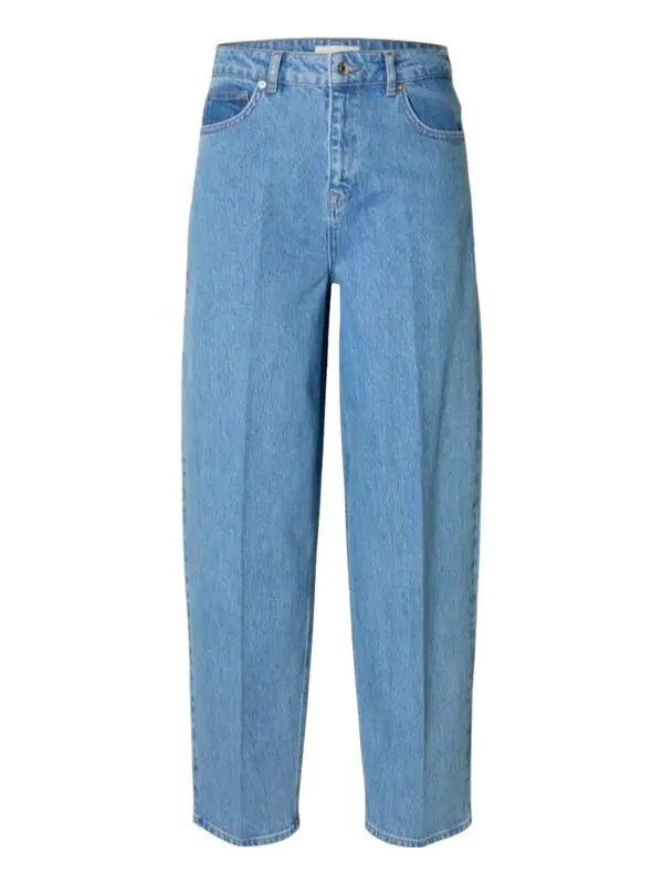 SELECTED Belt Loop Jeans - Lightbluedenim