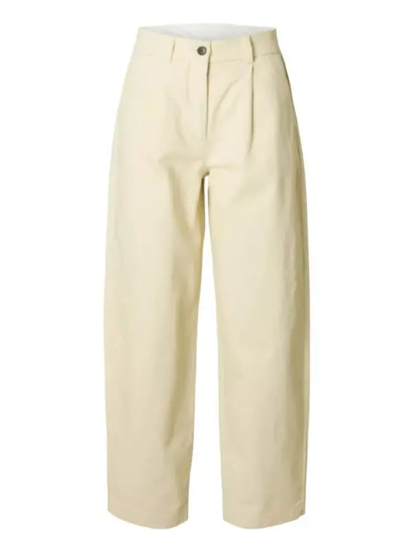 SELECTED Tailored Trousers With Belt Loops And Side Pockets - Nude