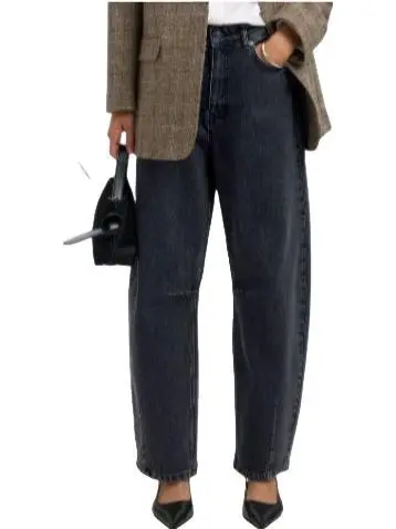 SELECTED Belt Loop Jeans - Black